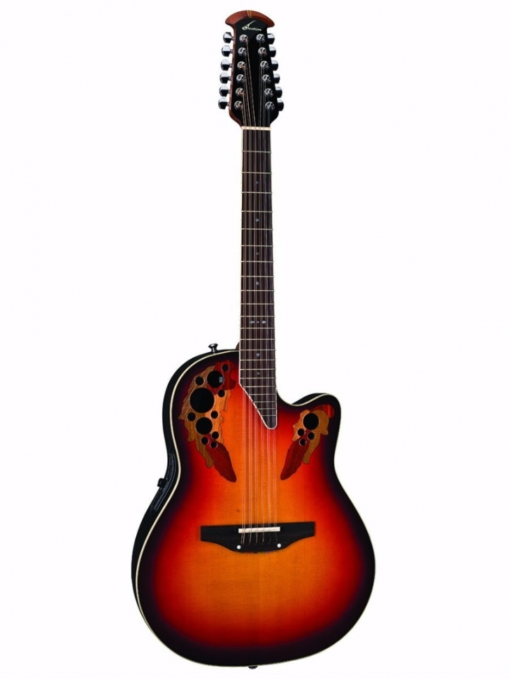 OVATION 2758AX-NEB Standard Elite Deep Contour Cutaway New England ...