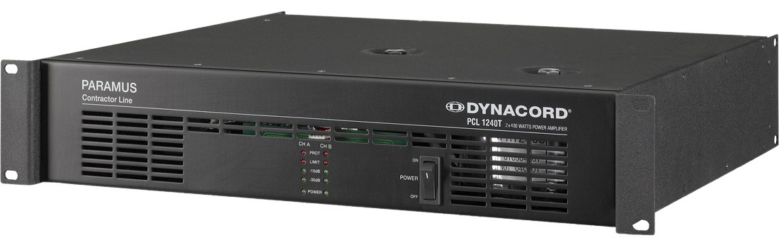 Dynacord PCL 1240T усилитель мощности, 2 канала, 400 Вт @ 4 Ом, 200 Вт ...