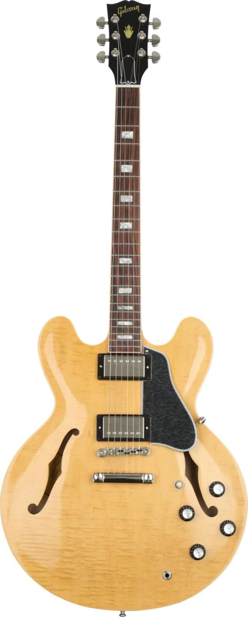 GIBSON 2019 ES-335 FIGURED DARK NATURAL полуакустическая электрогитара ...