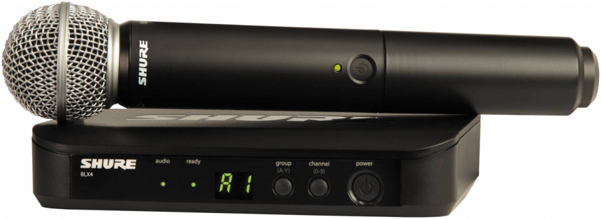 SHURE BLX24E/SM58 M17 662-686 MHz радиосистема вокальная с капсюлем ...