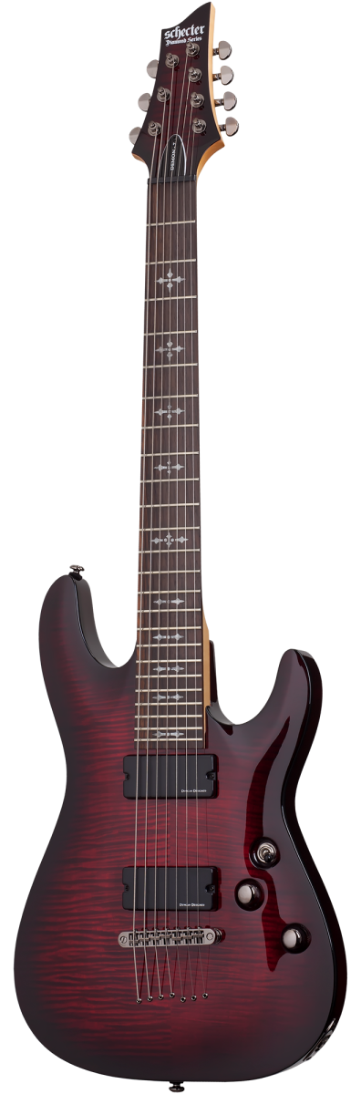Schecter DEMON-7 CRB Гитара электрическая, 7 струн, корпус липа, гриф ...