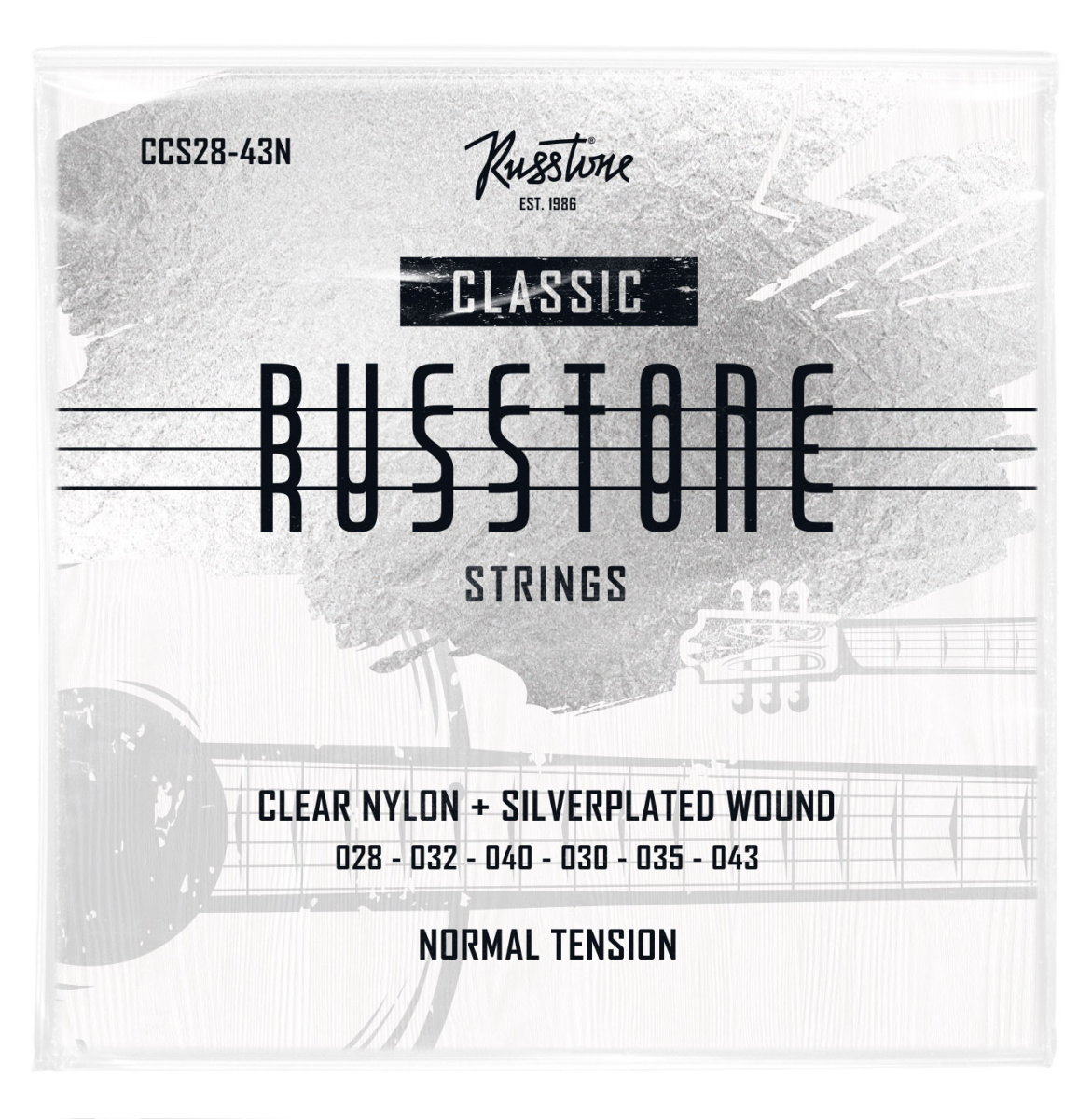 Russtone CCS28-43N Струны для классической гитары Серия: Clear Nylon ...