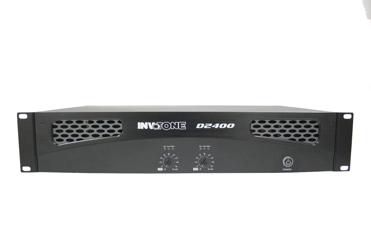 INVOTONE D2400 цифровой двухканальный усилитель мощности 2*240Вт. RMS ...
