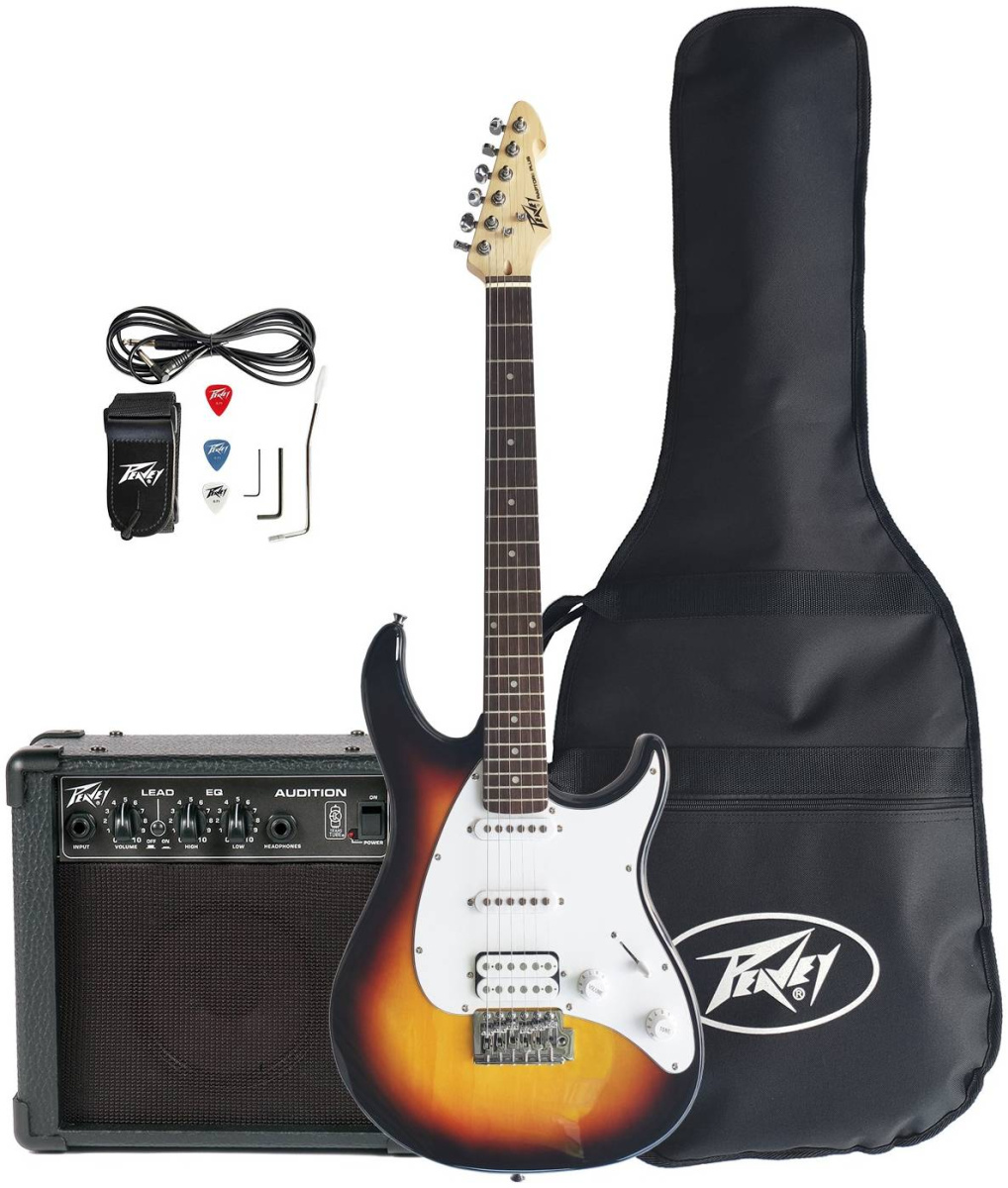 PEAVEY Raptor Plus Pack Sunburst (w/ Audition) комплект электрогитара ...
